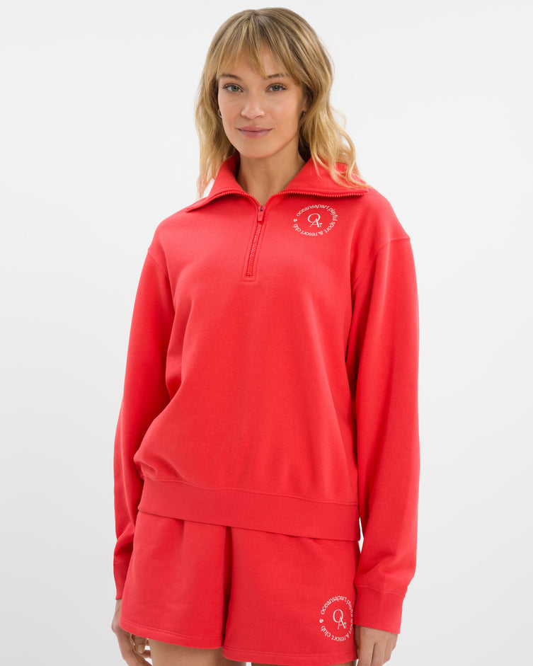 Ivy Half Zip Sweater – OCEANSAPART