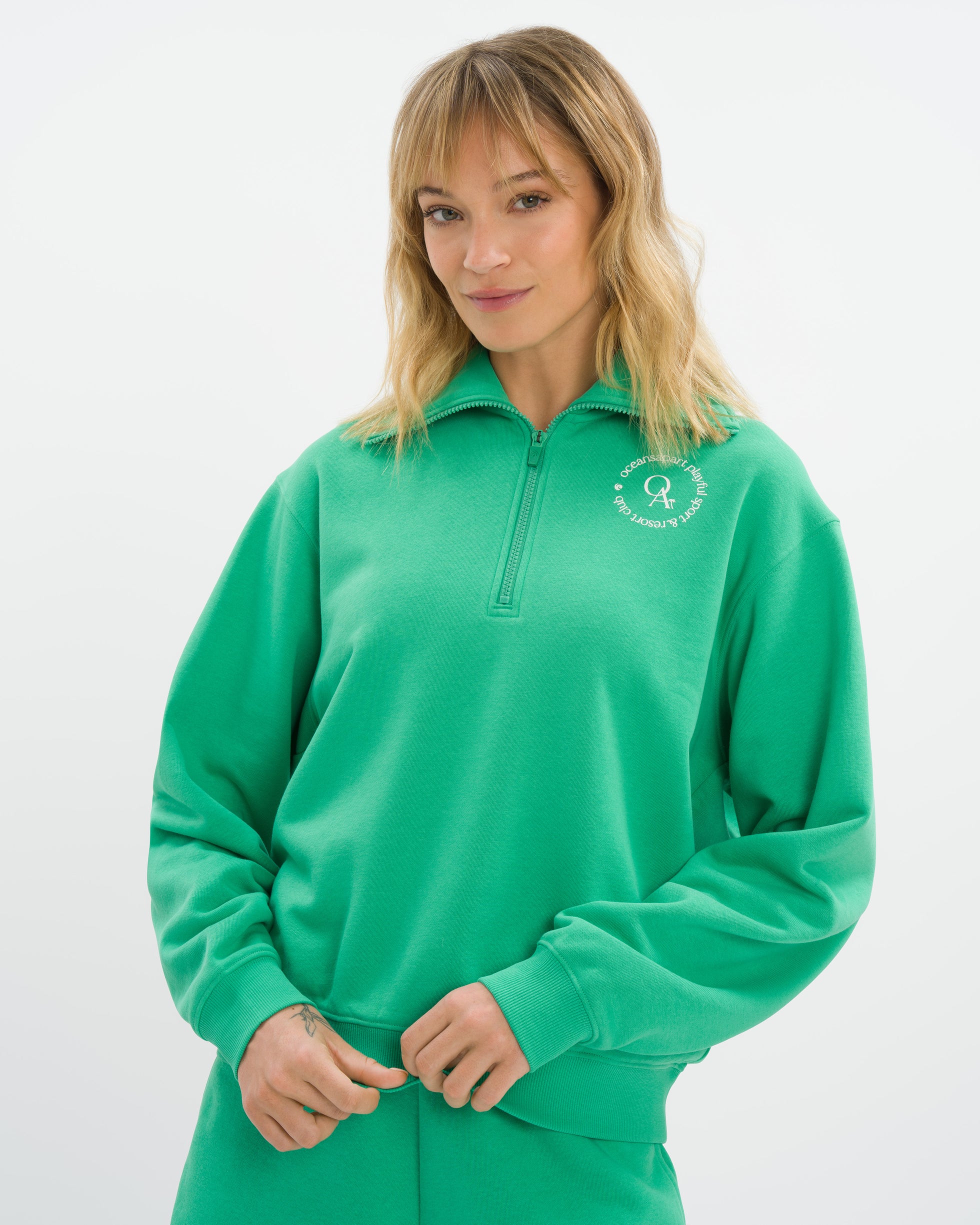 Ivy Half Zip Sweater – OCEANSAPART